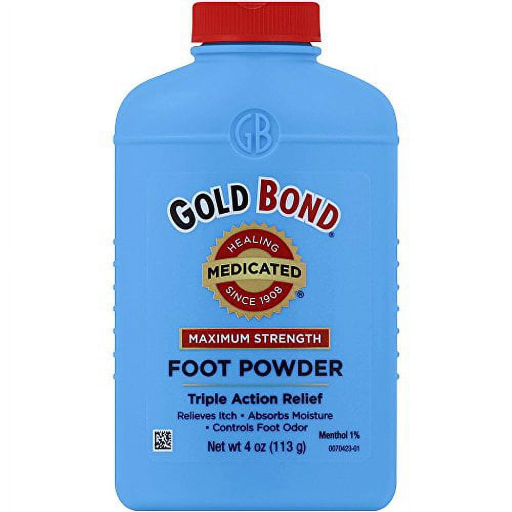 Gold Bond Foot Powder Medicated 4oz (3 Pack) - Walmart.com