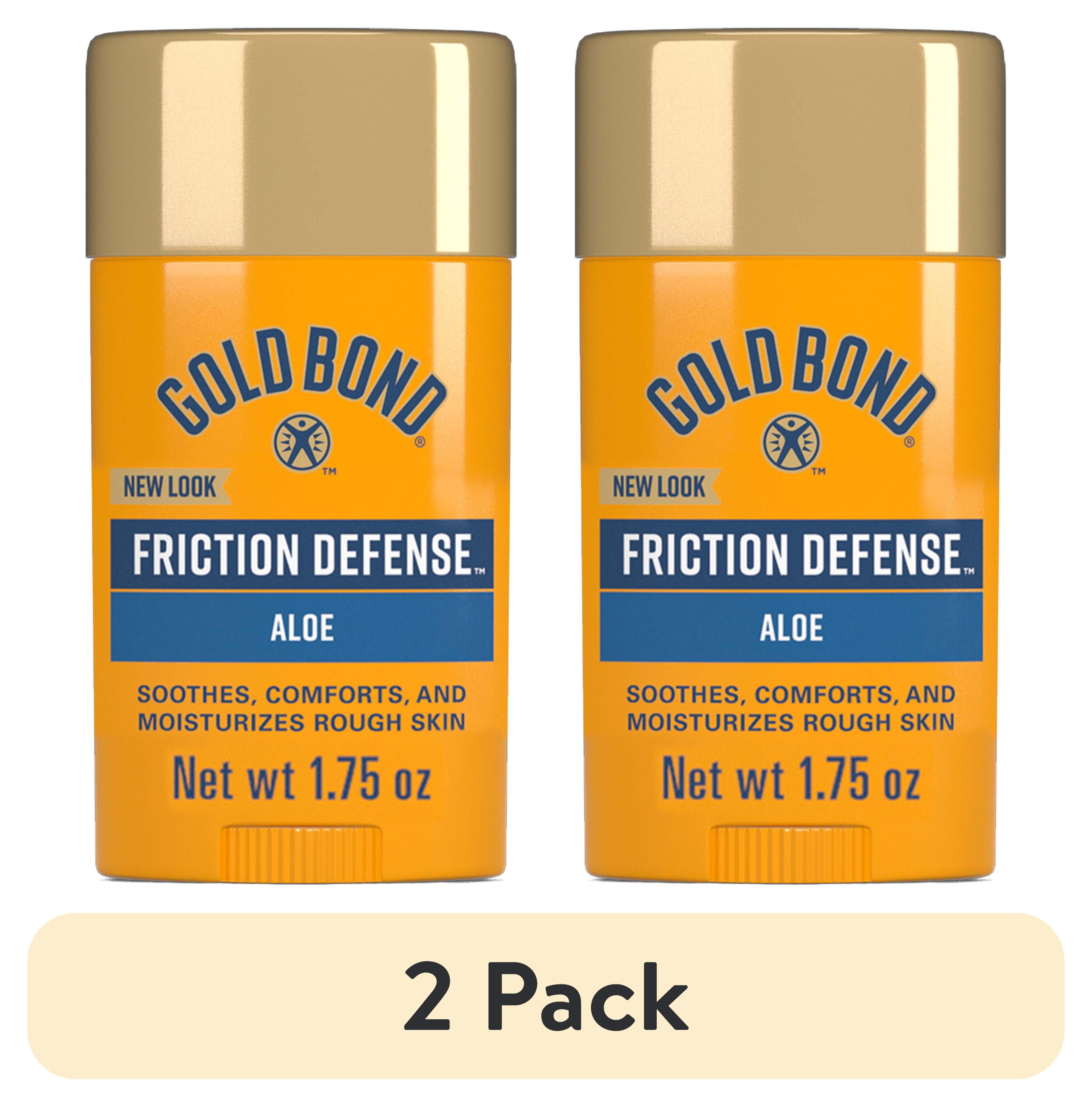 (2 pack) Gold Bond Friction Defense Stick with Aloe, 1.75 oz - Walmart.com
