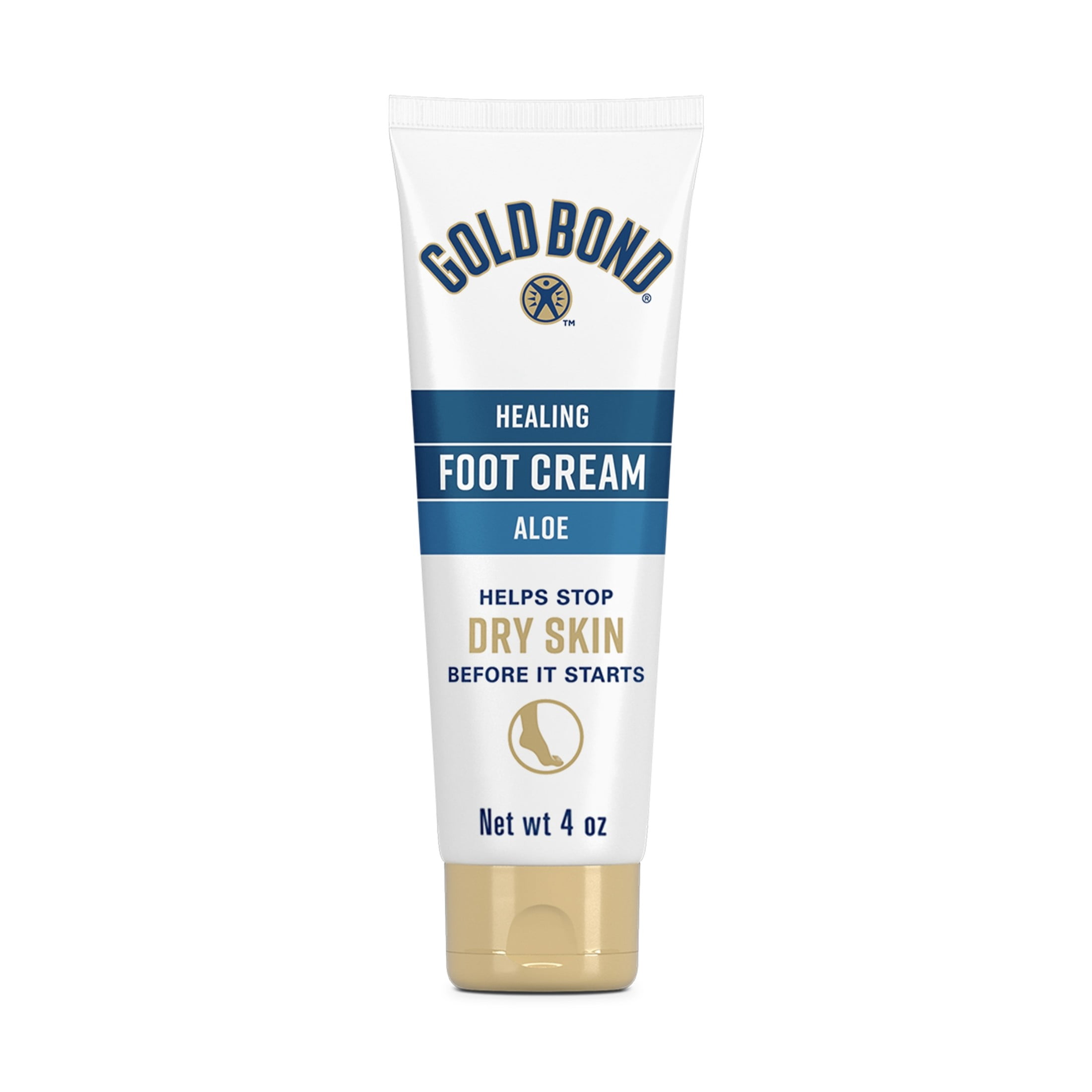 Gold Bond Healing Hydrating Foot Cream for Dry Feet Skin 4oz with Aloe ...