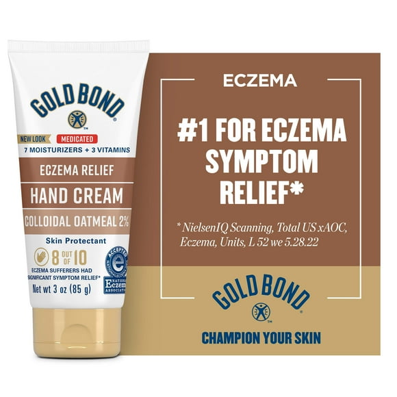 Gold Bond Medicated Eczema Relief Hand and Body Lotion & Cream for ...