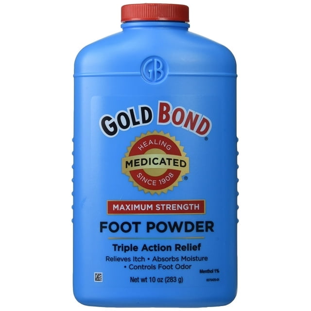 Gold Bond Medicated Foot Powder - 10 Oz (Pack of 2) - Walmart.com