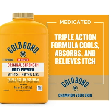 Gold Bond Original Strength Medicated Body Powder, 10 oz - Walmart.com