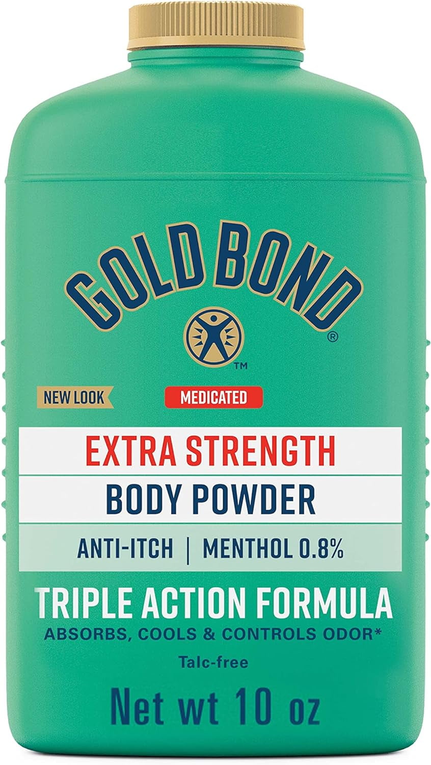 Gold Bond Medicated Talc-Free Extra Strength Body Powder, 10 oz., for ...