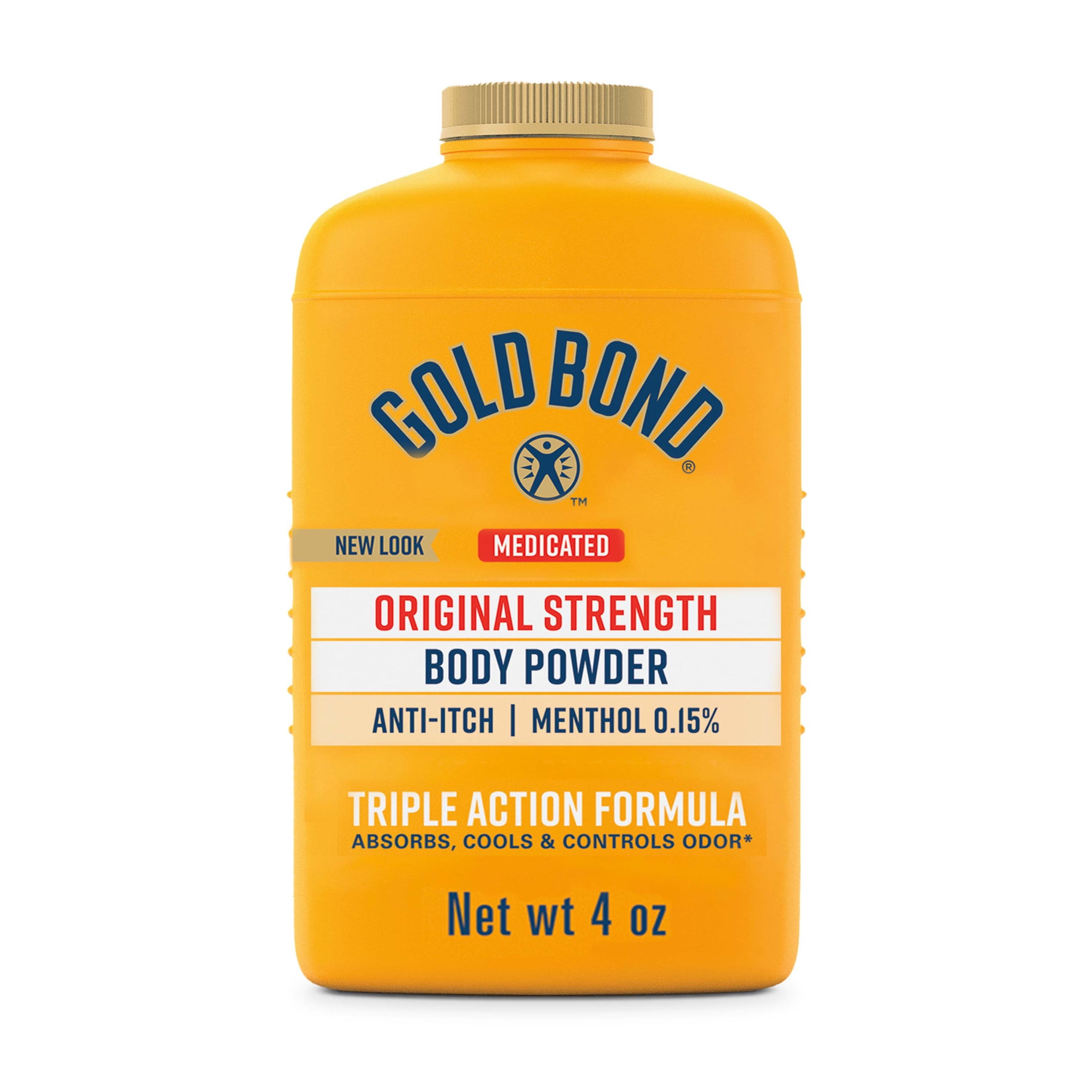 Gold Bond Medicated Original Strength Body Powder, 4 oz., Talc-Free ...