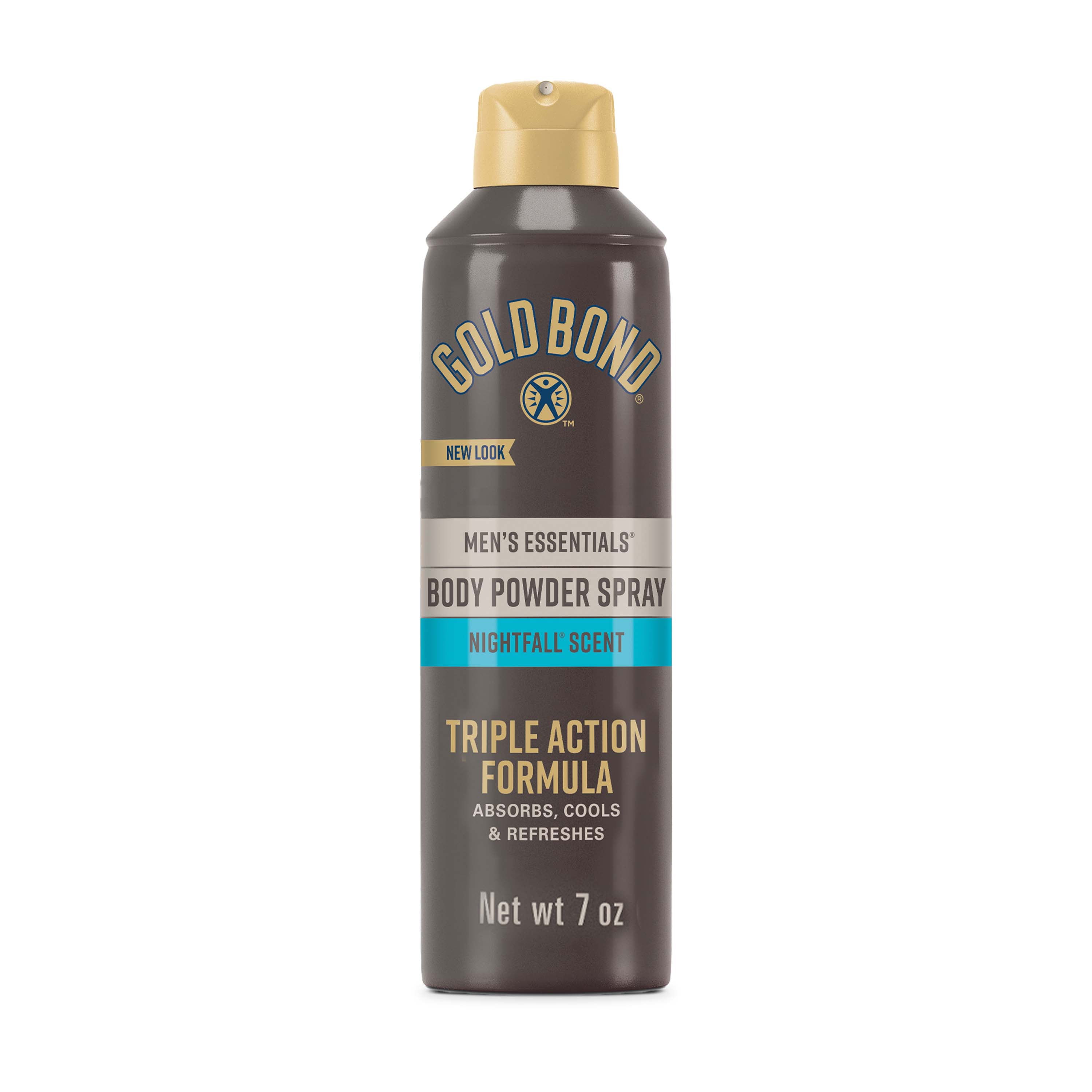 Gold Bond Men's Essentials Body Powder Spray Nightfall Scent 7 oz Odor ...