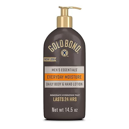 Gold Bond Men's Essentials 3-in-1 Lotion, 14.5 Ounce for Body, Hands ...