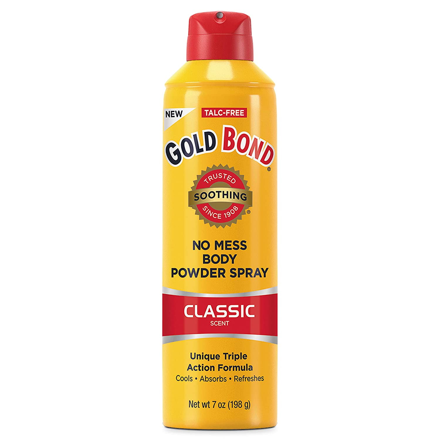 Gold Bond No Mess Classic Scent Powder Spray With Menthol - 7 Oz, 6 ...