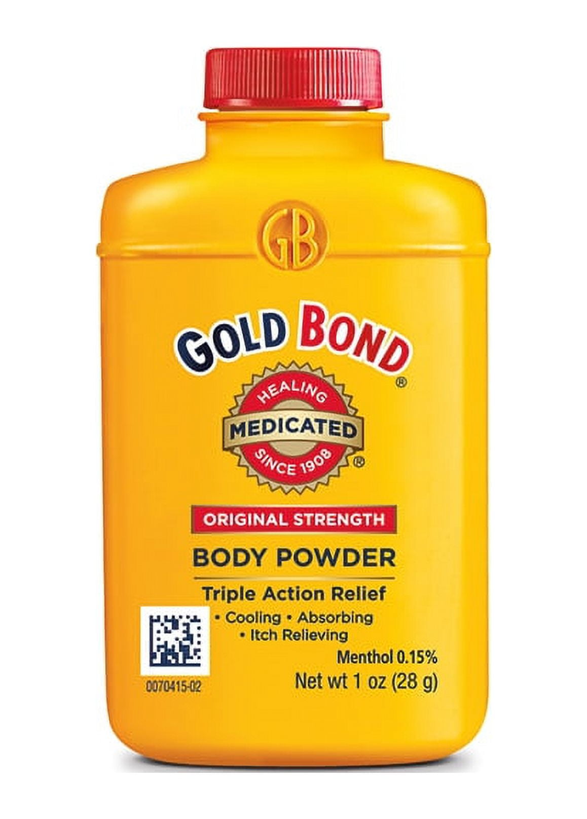 Gold Bond Medicated Body Powder, Original Strength, Comforting Menthol ...