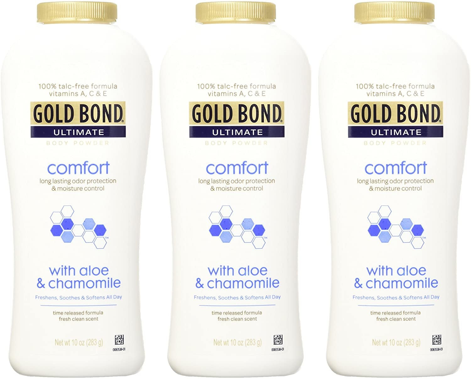 Gold Bond Comfort Body Powder, Moisture and Odor Protection, Aloe and ...
