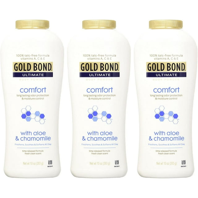 Gold Bond Ultimate Comfort Body Powder, Fresh Scent, Talc-Free, 10 Oz ...