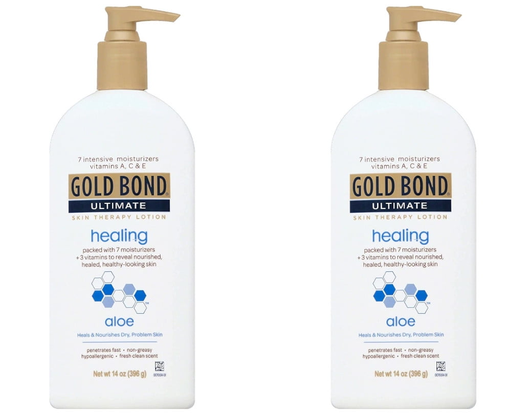 "Gold Bond Ultimate Healing Skin Therapy Lotion, 14 oz, 2 Pack ...