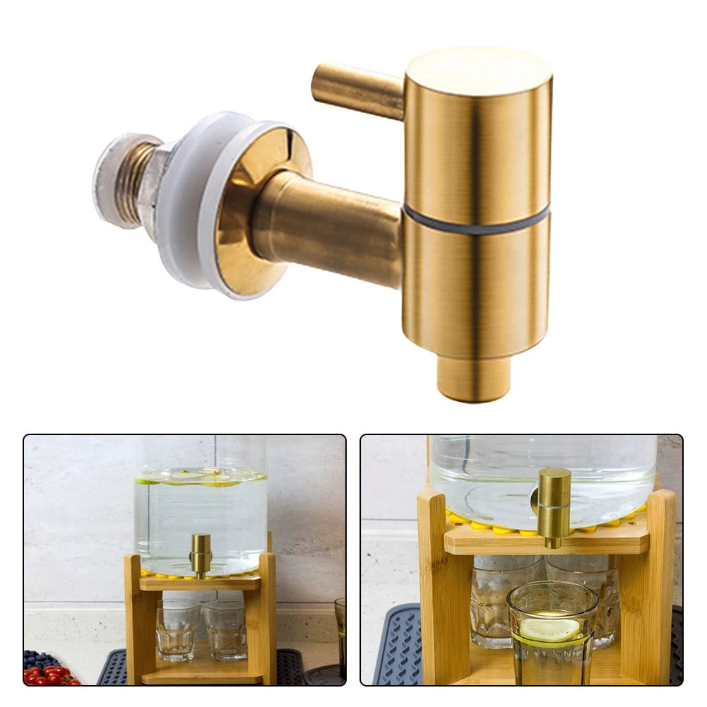 Gold Brass Beverage Dispenser Faucet for Juice and Cold Drinks ...