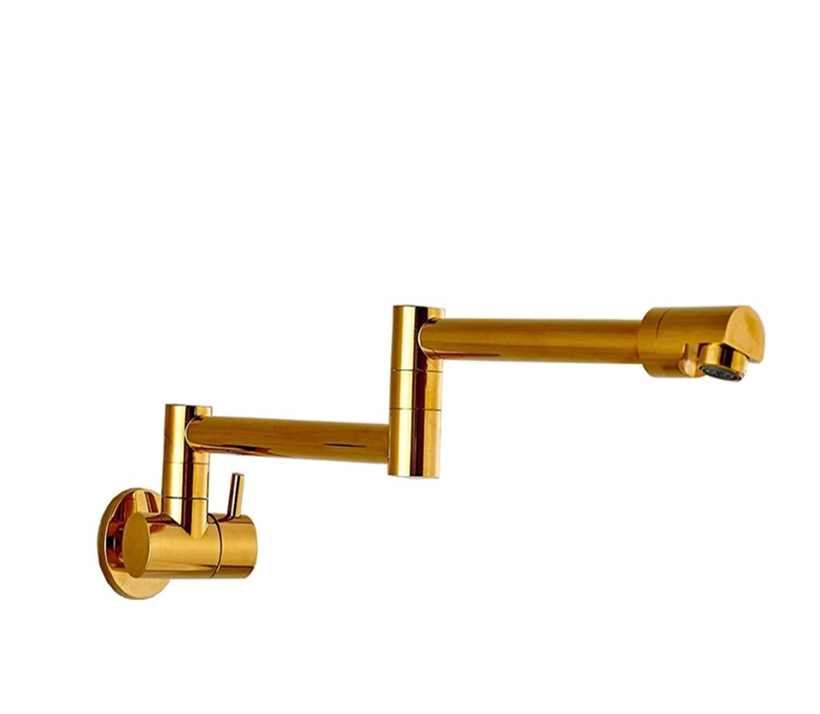 Gold Brass Pot Filler Tap Kitchen Faucet Single Cold Single Hole Tap ...