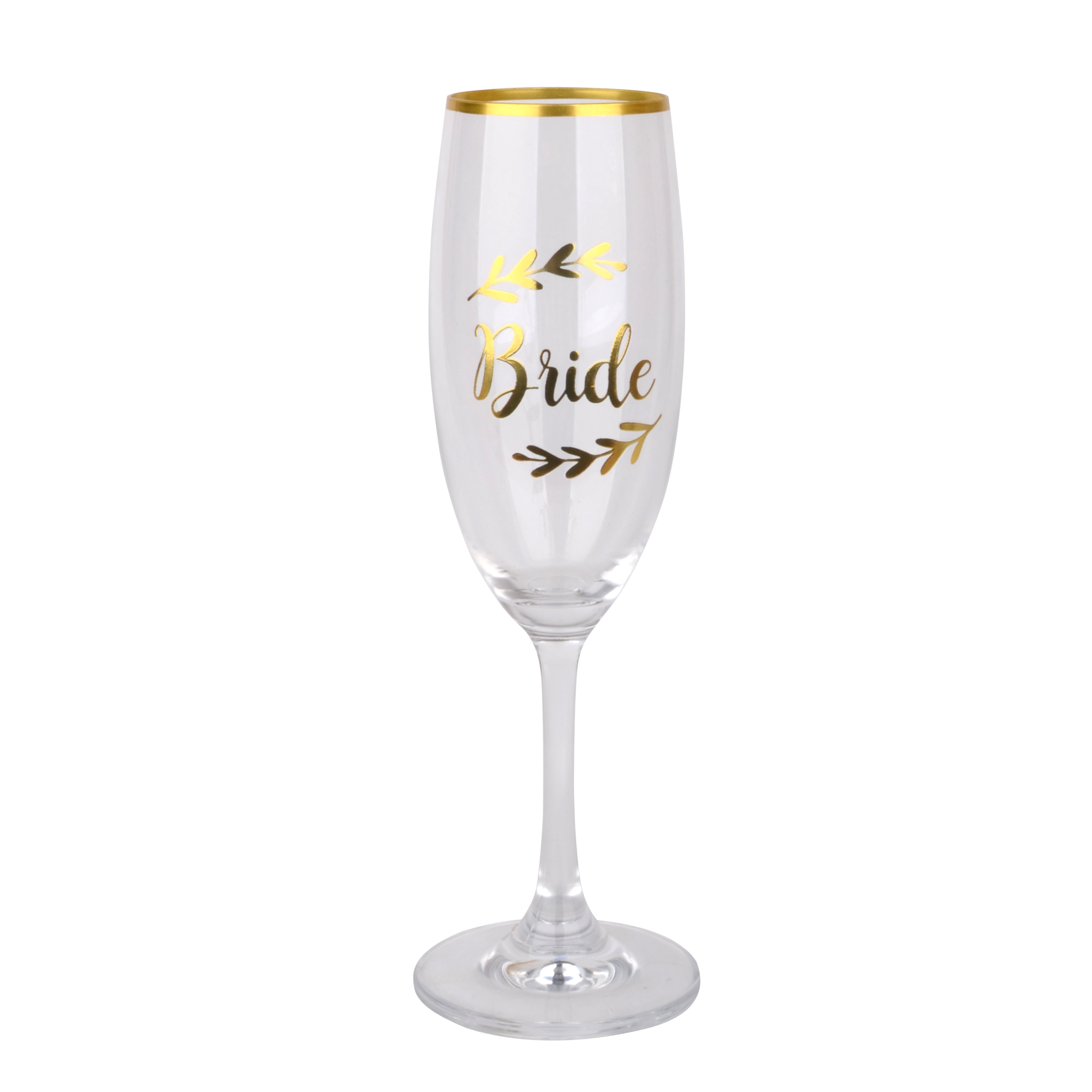 Gold Bride Toasting Flute by Celebrate It™ - Walmart.com