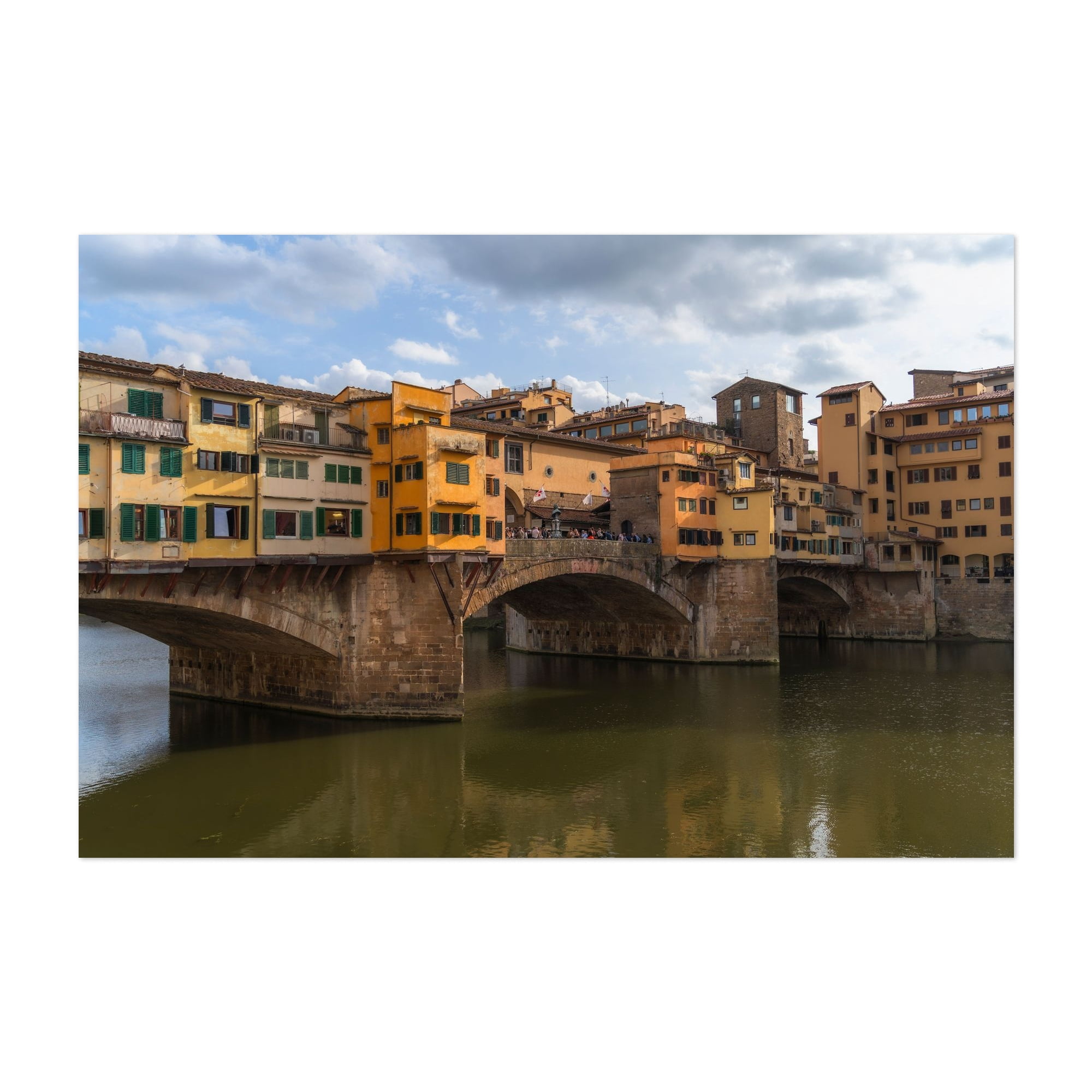 Gold Bridge of Florence - Ponte Vecchio - Italy - Florence Tuscany ...