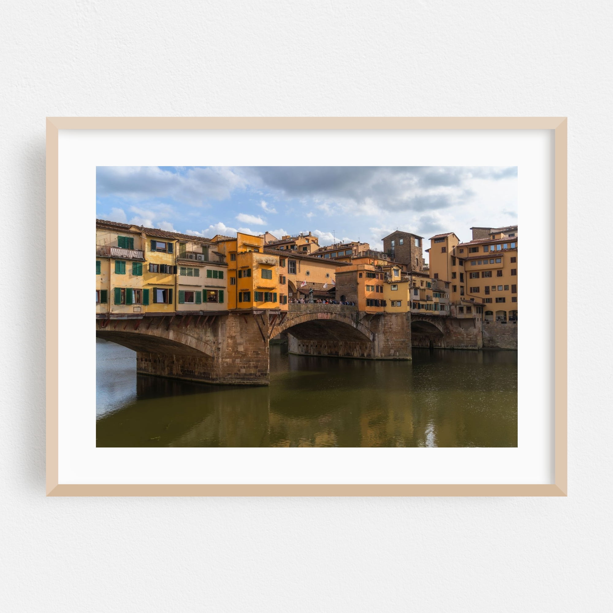 Gold Bridge of Florence - Ponte Vecchio - Italy - Florence Tuscany ...