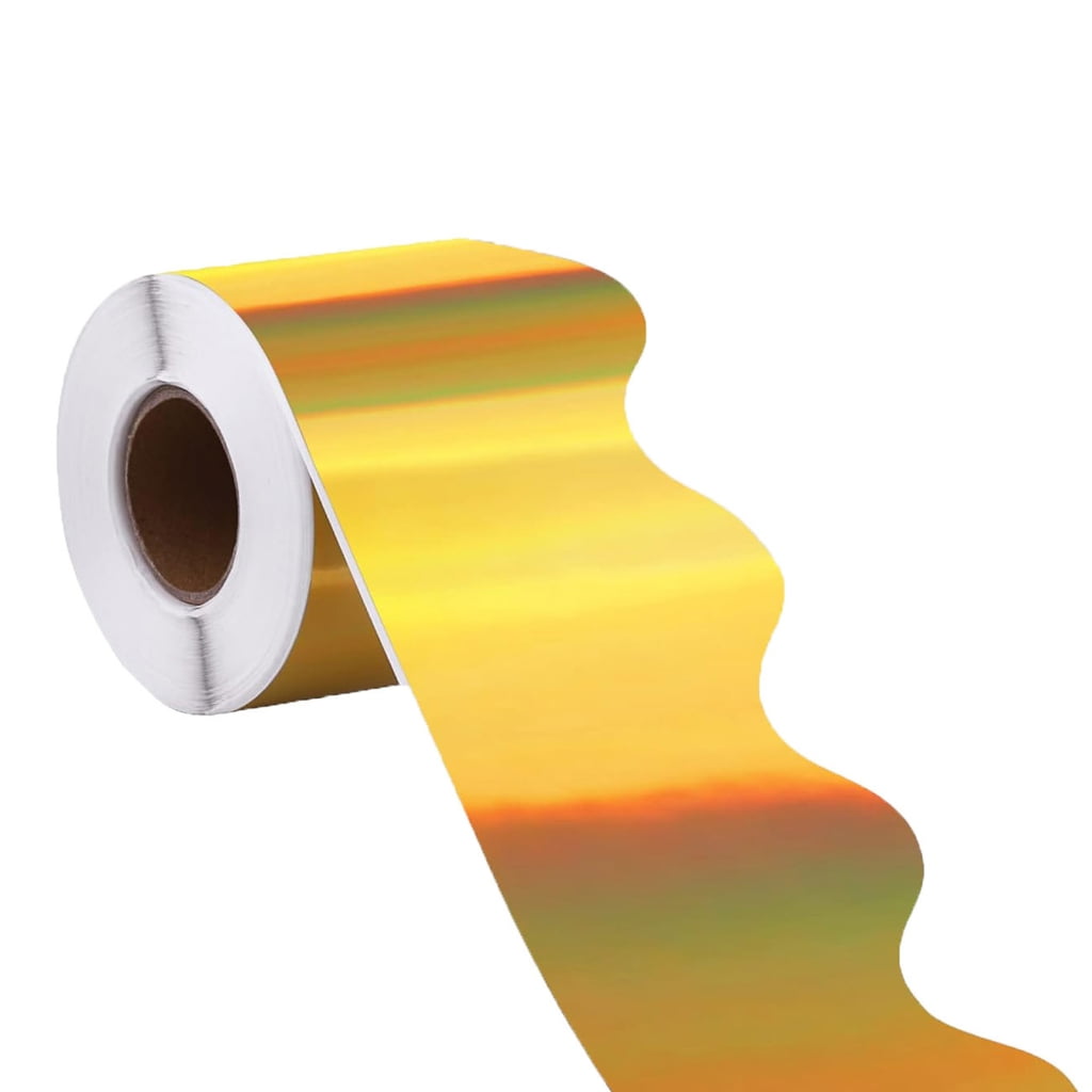 Gold Bulletin Board Border Fan Shaped Border Back-to-School Bulletin ...