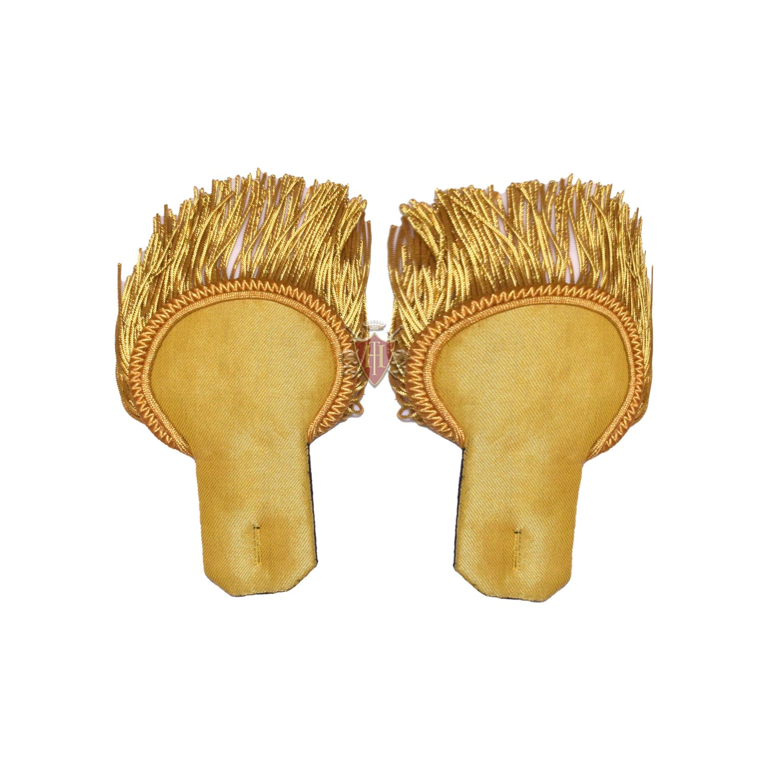 Gold Bullion Shoulders/Epaulette Pair with Bullion Fringe - Walmart.com