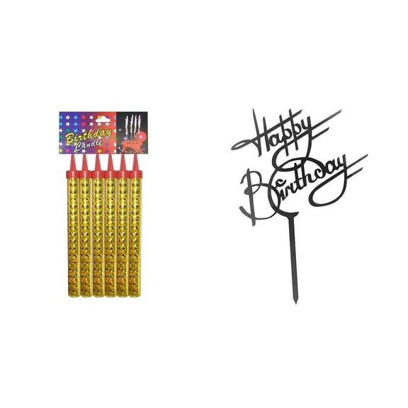 A1BakerySupplies Magic Re-Light Candles 10 Trick Birthday Candles ...