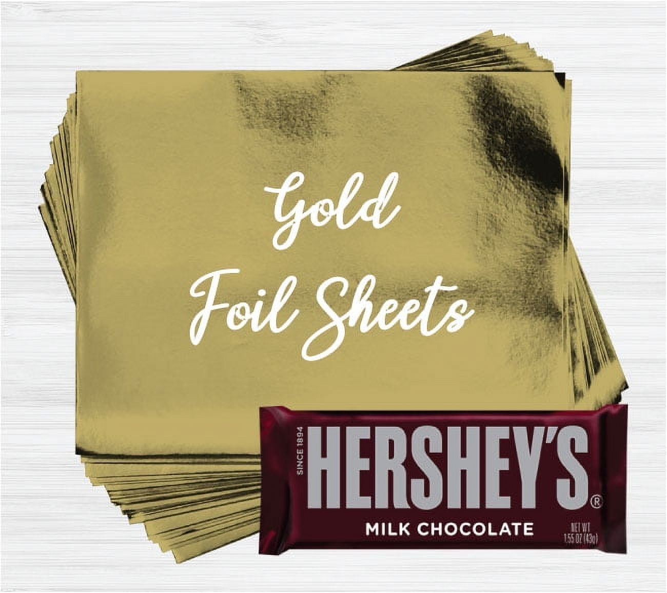 Gold Candy Bar Foil for Wrapping Chocolate Candy Bars - Pack of 40 ...