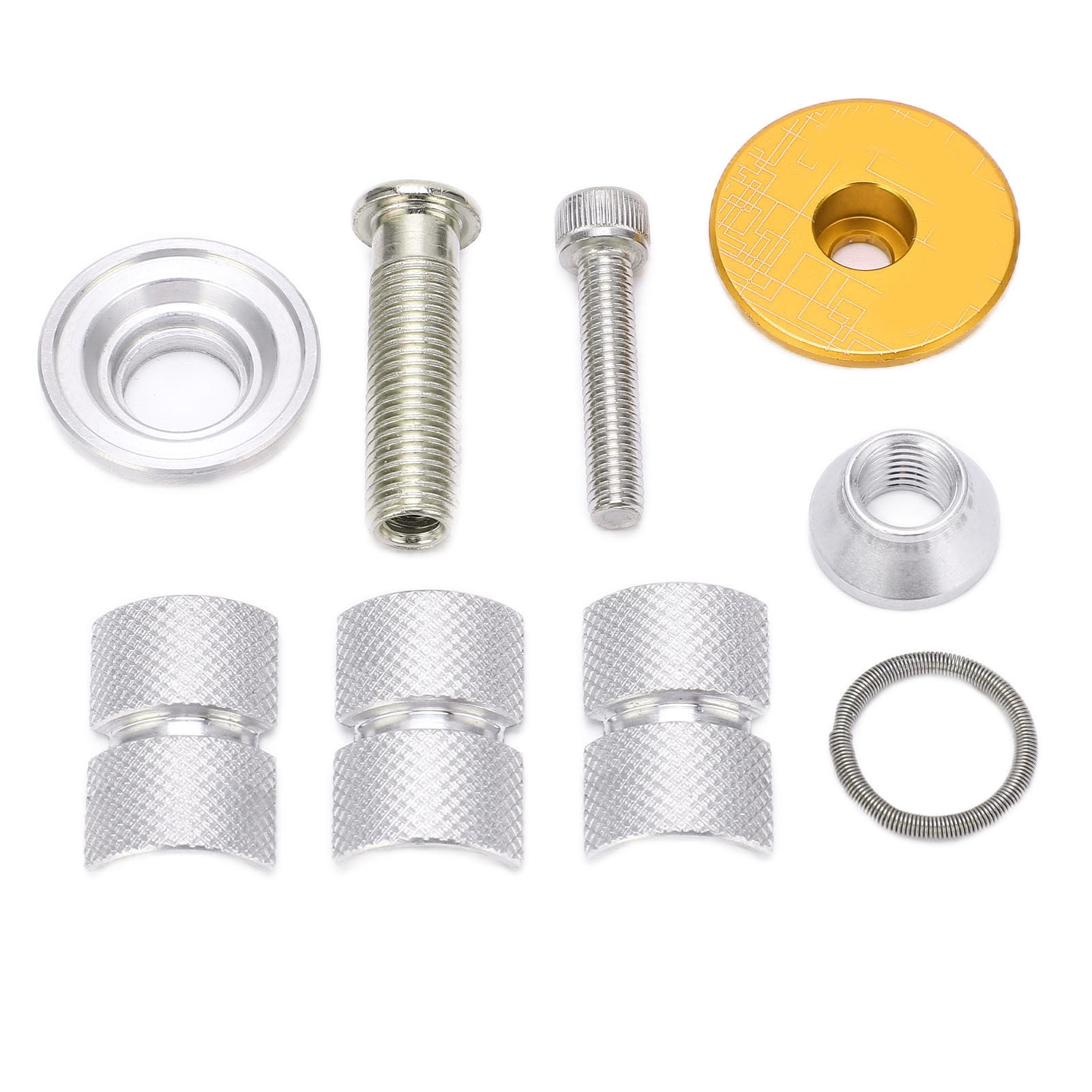 Gold Carbon Fiber Bicycle Front Fork Extension Core Top Cover ...