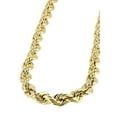Gold Chain - Womens Semi Solid Rope Chain 10K/14K Gold - Walmart.com