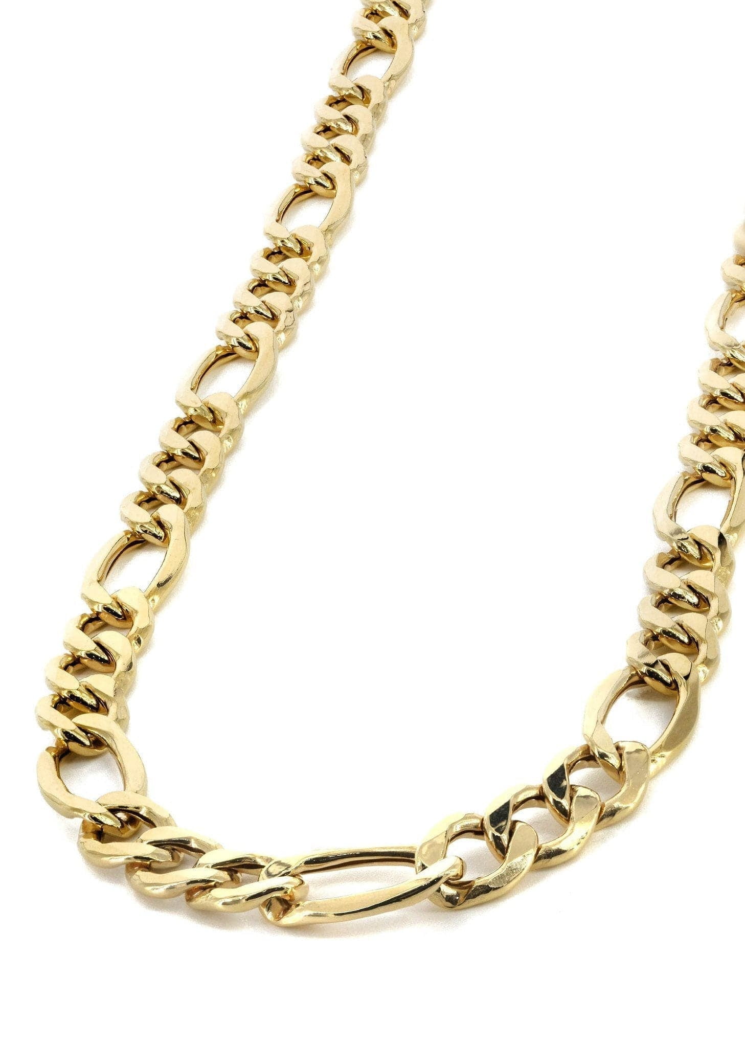 Gold Chain - Womens Solid Figaro Chain 10K/14K Gold - Walmart.com
