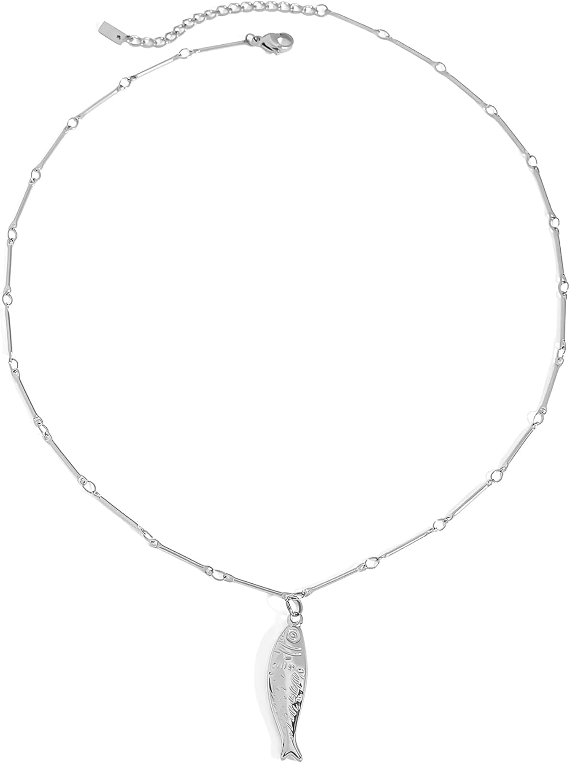 Gold Charm Necklace for Women Trendy,Beach Fish Necklace Dainty Cute ...