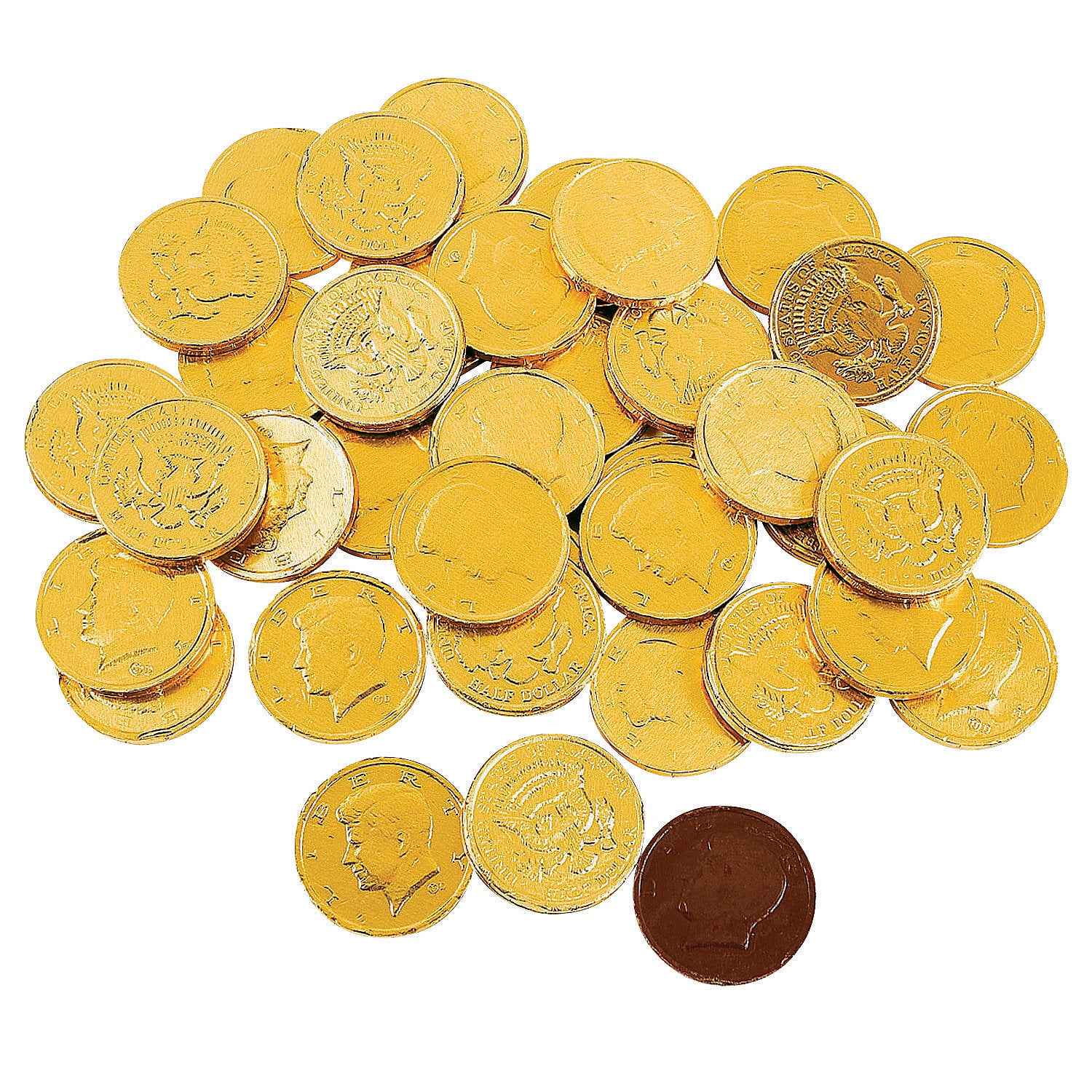 Gold Chocolate Coins Bulk 380 Pc - Walmart.com