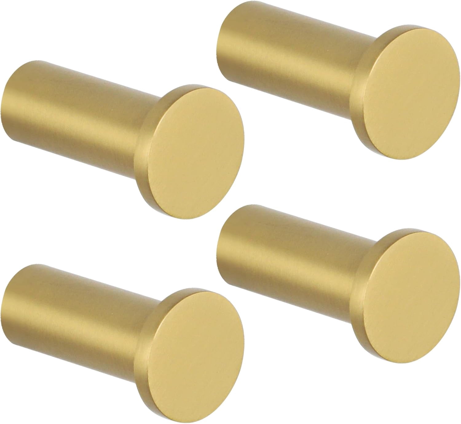 Gold Coat Hooks Wall Mounted, Towel Hooks for Bathrooms Modern Robe ...