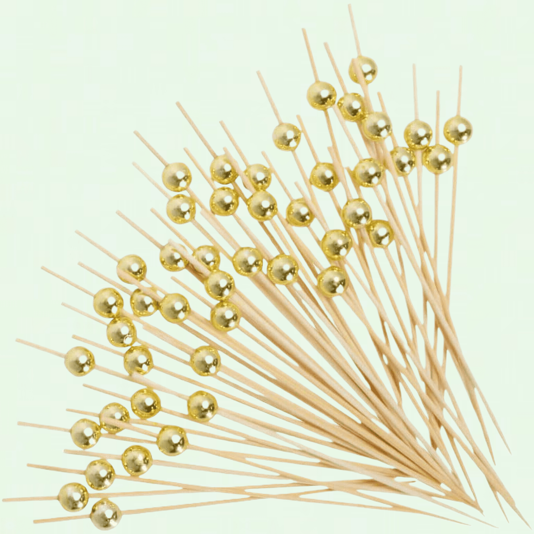 Gold Cocktail Picks for Party Decoration, 100PCS Fancy Toothpicks for ...