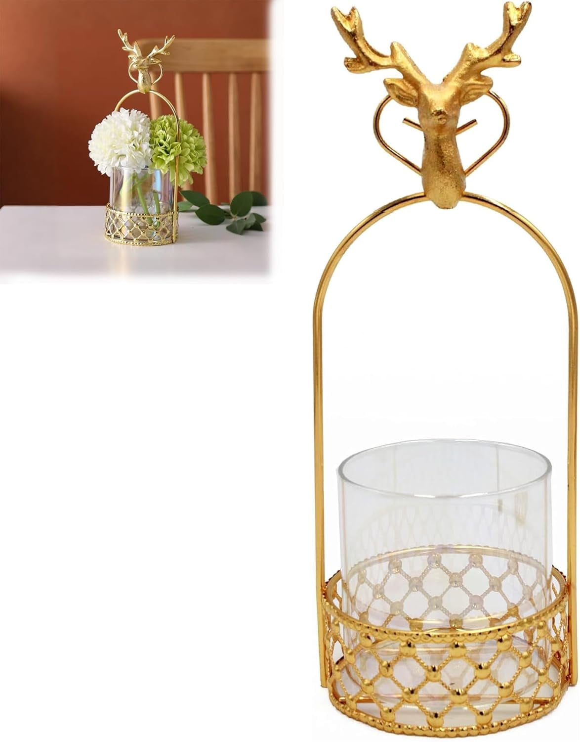 Gold Coffee Spoon Utensil Holder: Silverware Organizer, Countertop ...