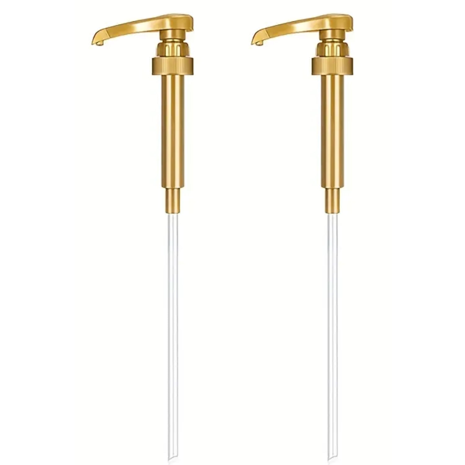 Gold Coffee Syrup Pumps (Fits Torani, DaVinci, Starbucks, Top Creamery ...