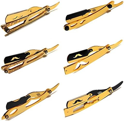 Gold Collection Barber Straight Edge Razors - Professional Level ...