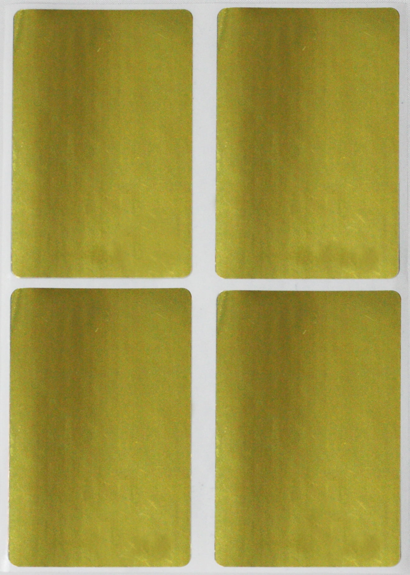 Gold Color Sticker Labels - Rectangular Inventory Label 3x2 inch - 60 ...
