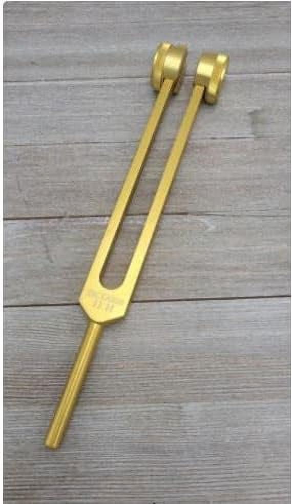 Gold Color Weighted 93.96 Hz Schumann Resonance Tuning Fork with Mallet ...