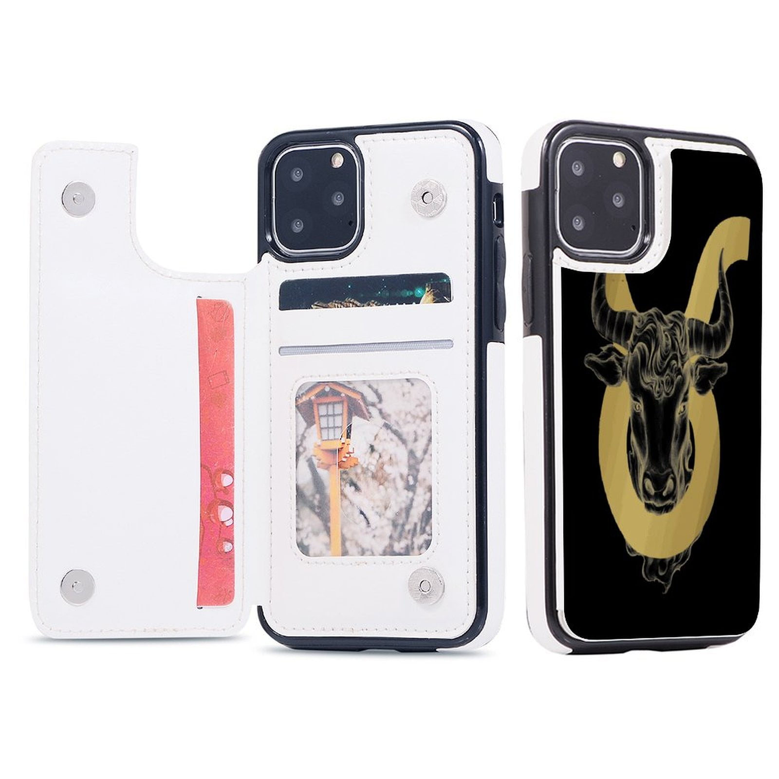 Gold, Constellation, Gold, Constellation, TaurusTaurus Leather Wallet ...