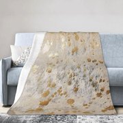 Metallic Gold Throw Blanket
