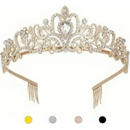Birthday Crowns for Women Elegant Queen Crystal Crowns Wedding Tiaras ...