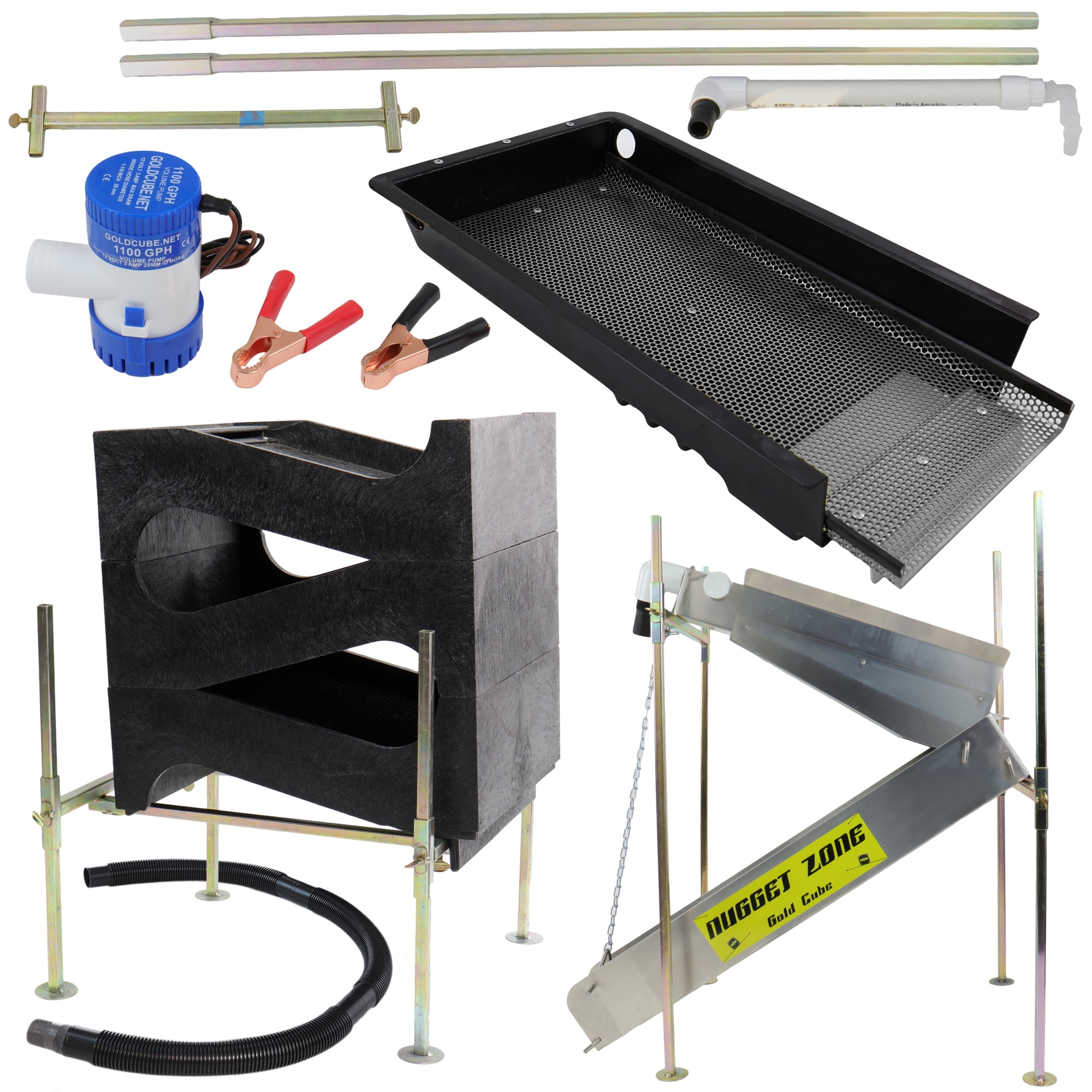 Gold Cube 3 Stack Deluxe Complete Kit, Nugget Zone Banker, Gold Banker ...