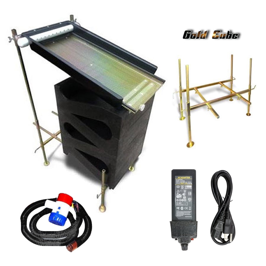 Gold Cube 4 Stack Deluxe Kit with Anodized Gold Banker & 120 Volt Power ...