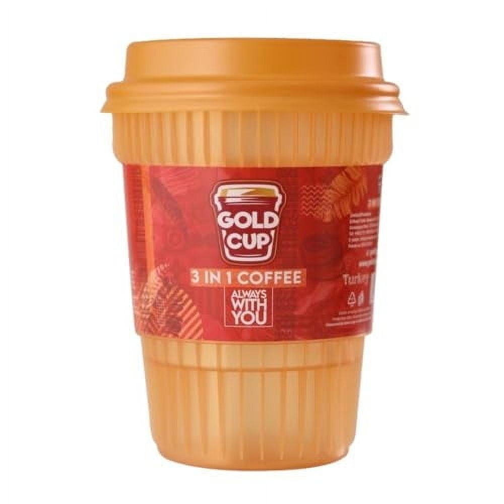 Gold Cup 3 in 1 Instant Coffee, Strong Flavor, Quick Prep (BPA-BPS FREE ...