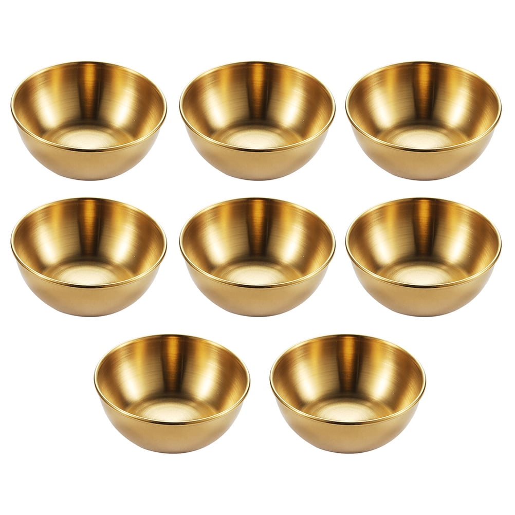 Gold Decor Stainless Steel Dishes Round Serving Platter Creative ...