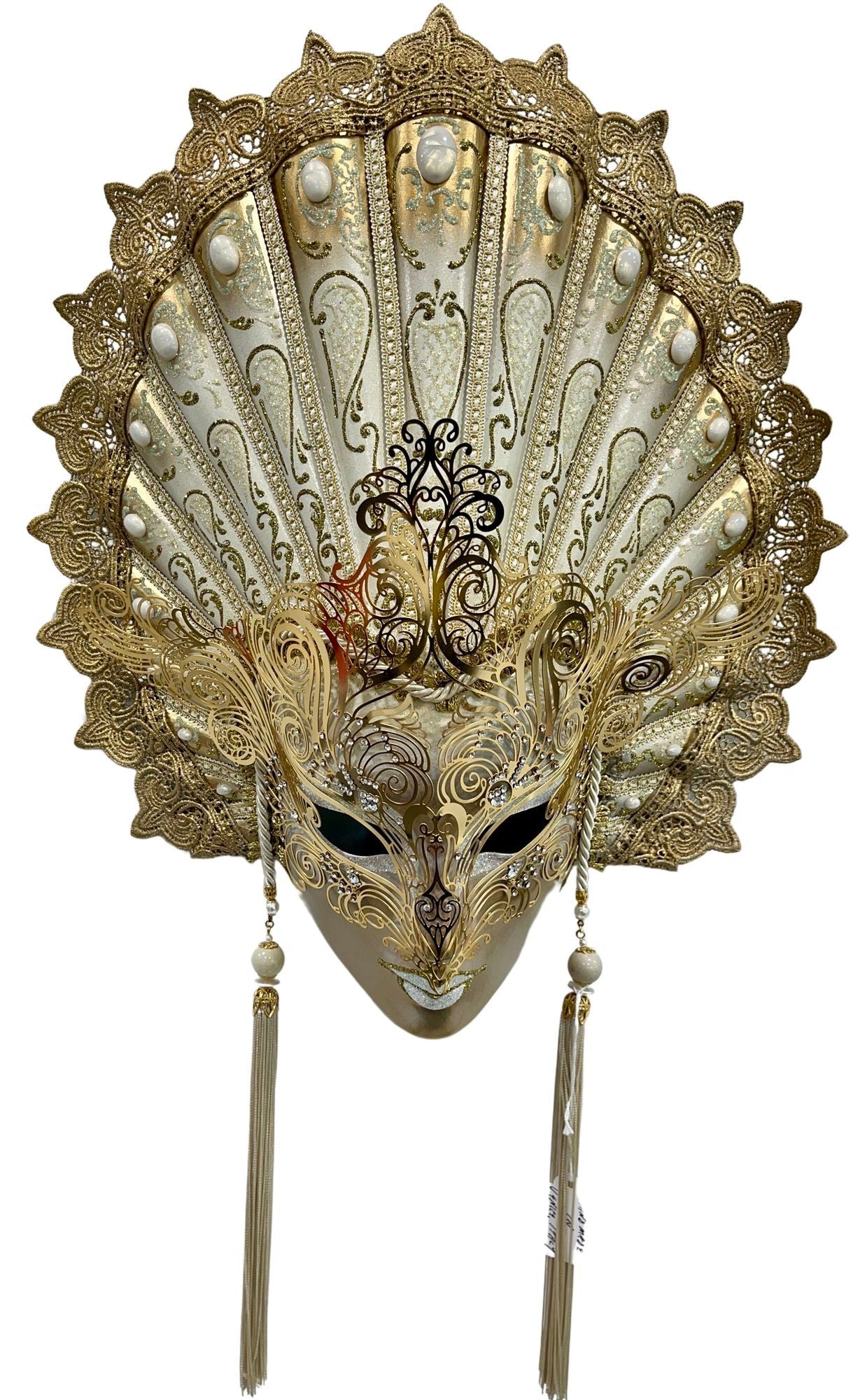 Gold Deluxe Fan Mask - Walmart.com