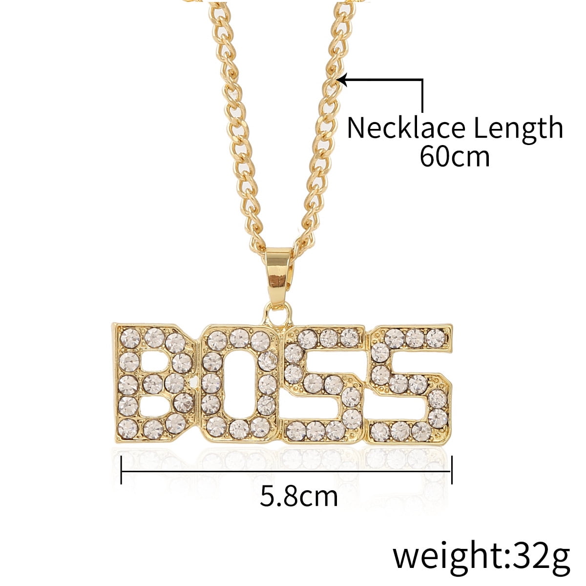 Gold Diamond Chains Iced Out Hip Hop Rapper Chain Crosses Numbers ...