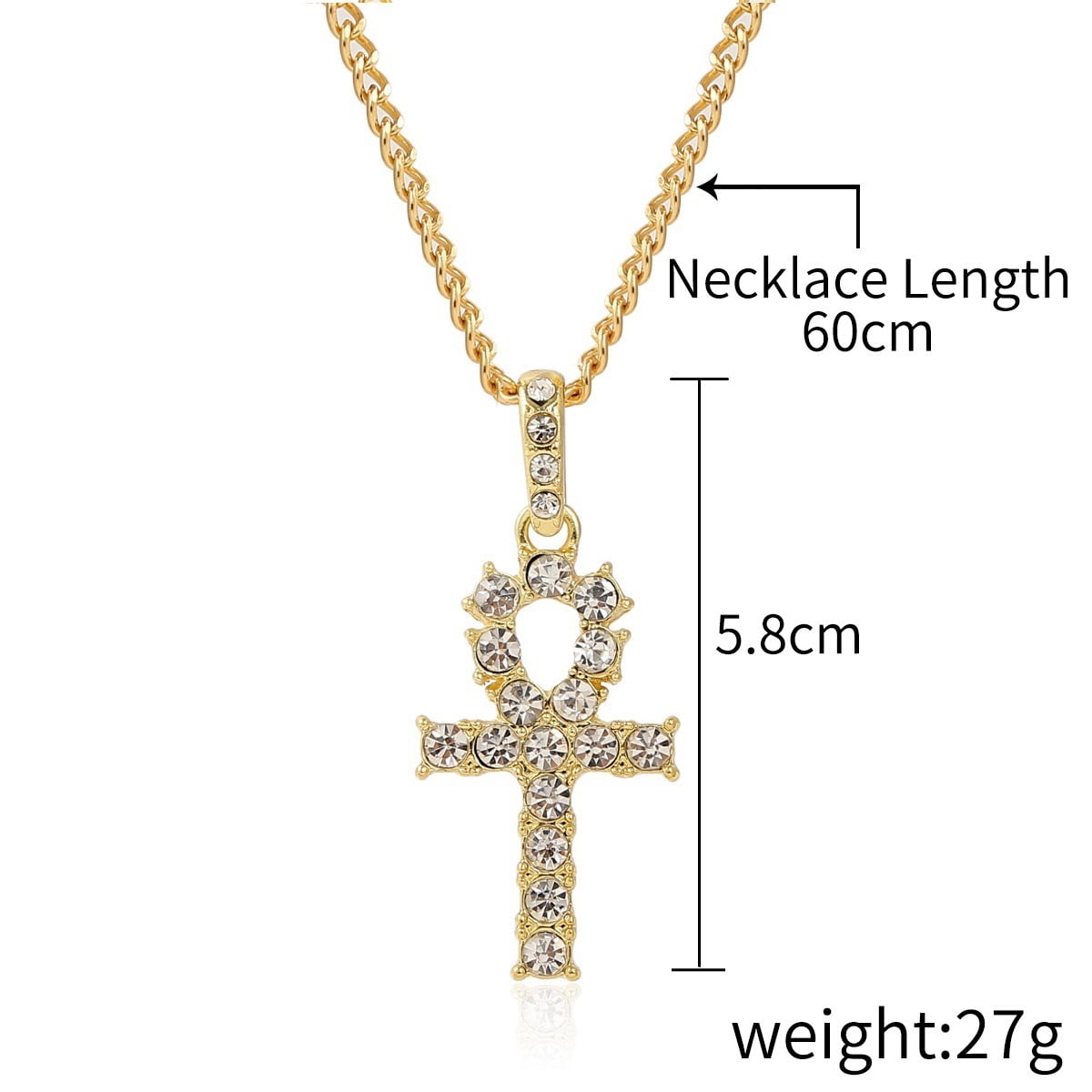 Gold Diamond Chains Iced Out Hip Hop Rapper Chain Crosses Numbers ...