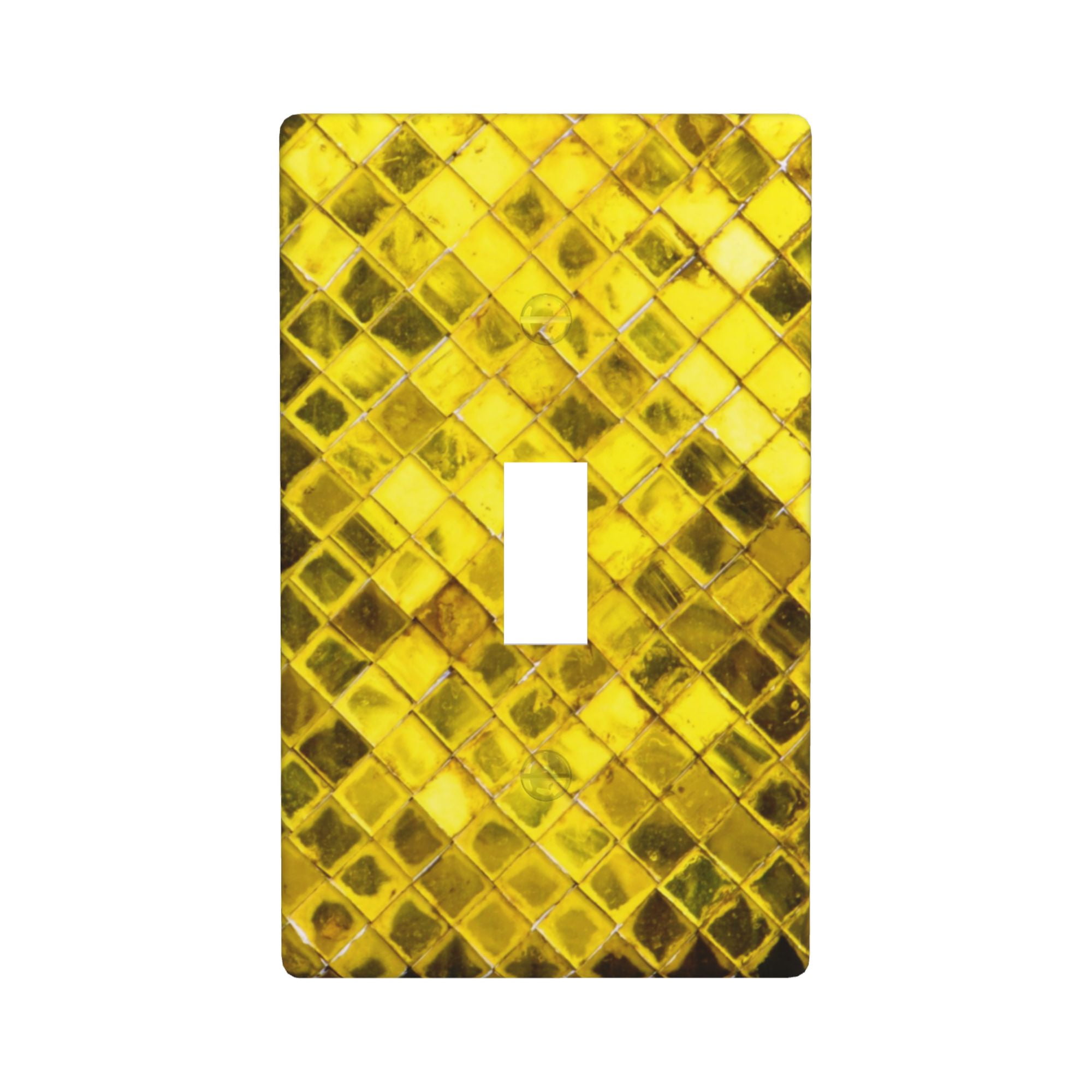Gold Diamond Texture Pattern Single Toggle Light Switch Plate ...
