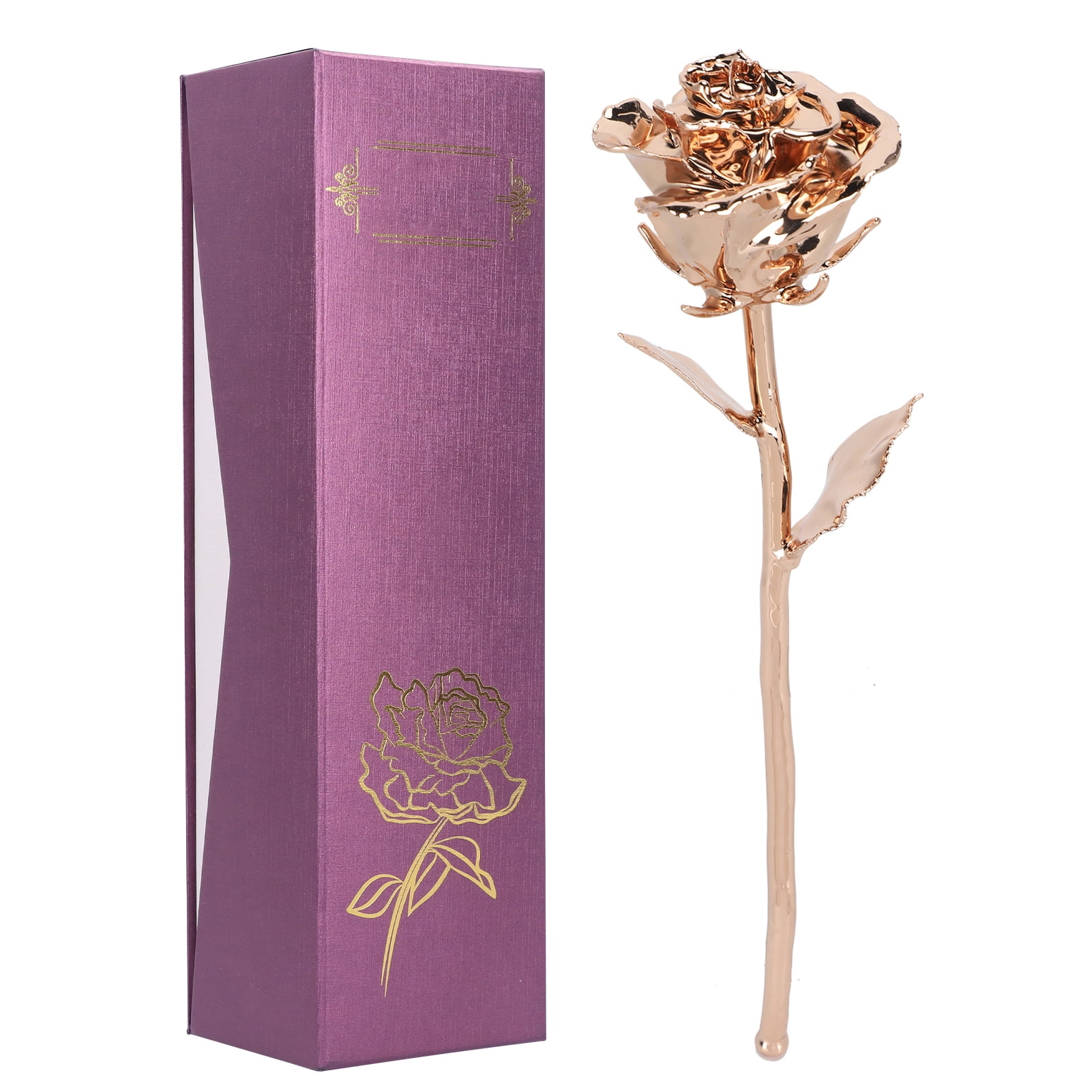 Gold Dipped Rose Girlfriend Wife Valentine's Day Gift Wedding Decor ...