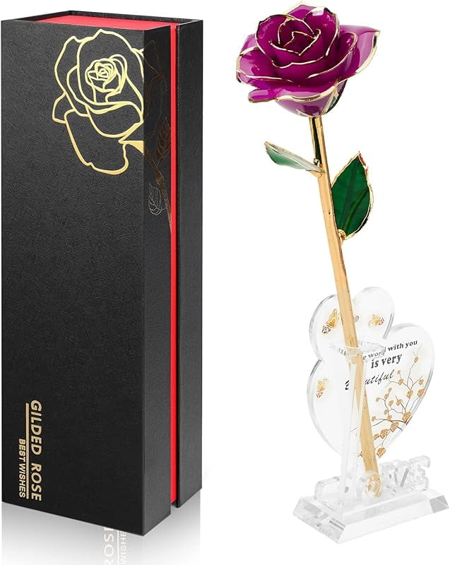 Gold Dipped Rose Real 24K Gold Rose, Genuine One of a Kind Rose Hand ...