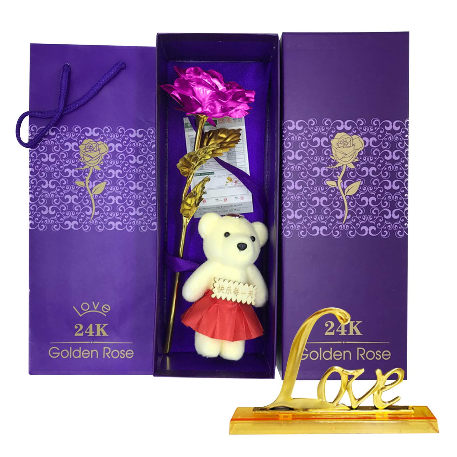 Gold Dipped Rose Real 24K Gold Rose, One of a Kind Rose Hand Dipped in ...